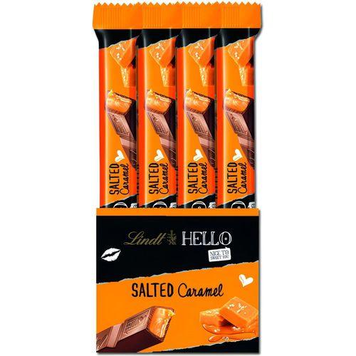Lindt Hello Salted Caramel Stick, Schokolade, 24 Riegel je 39g ...